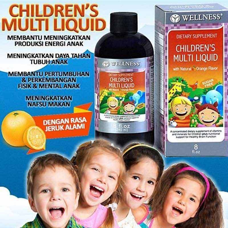 Jual Wellness Children Multi Liquid Multivitamin Anak [240 Ml] Di ...
