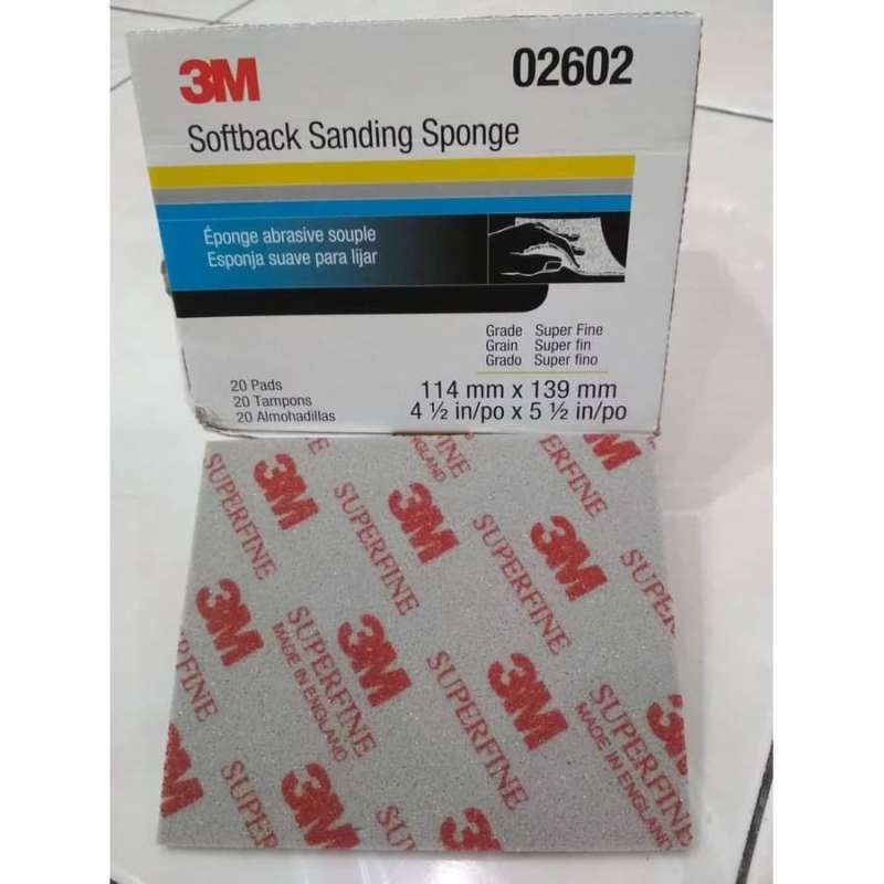Jual Amplas 3M SuperFine - UnCut Sanding Sponge Super Fine - Gundam di ...