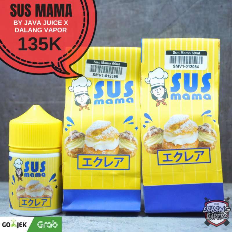 Jual SUS MAMA CREAM PUFF SUS 60ML BY JAVA JUICE X DALANG VAPOR di ...