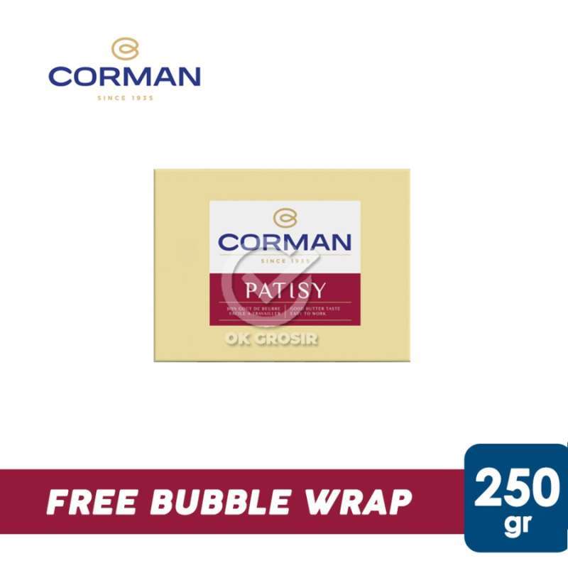 Jual Corman Patisy Butter Sheet Potong 250gr [fat content 78%] di ...