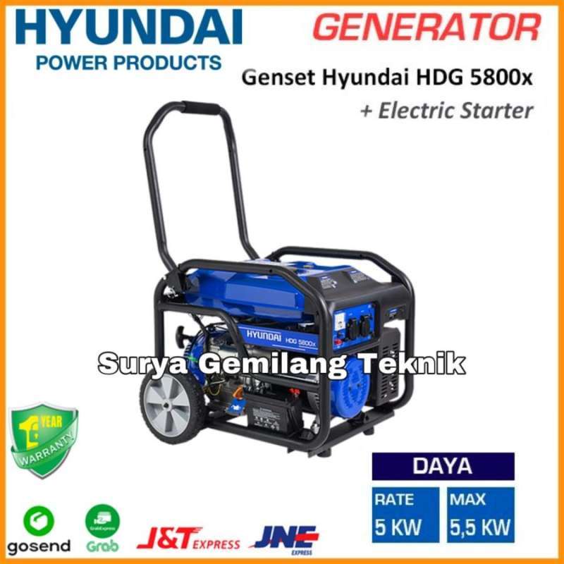 Jual Genset Bensin Hyundai Original Murah - Harga Diskon April 2024 ...