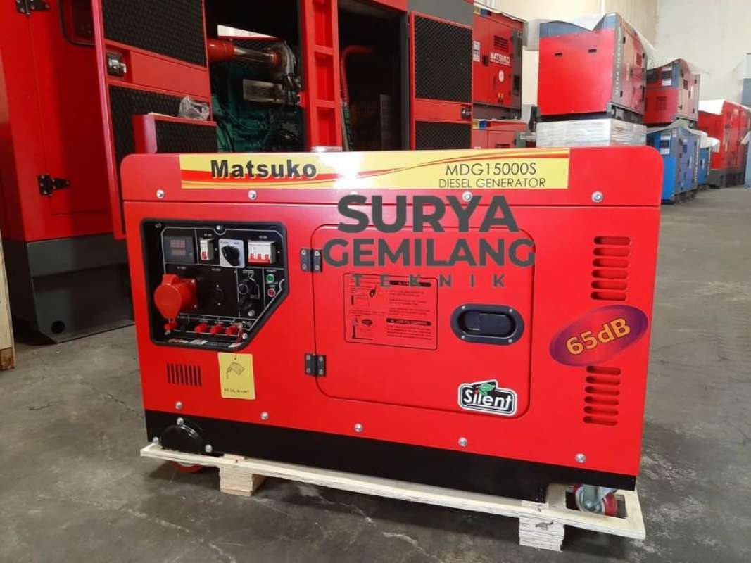 Jual Genset Silent 15 KVA Japan Technology 1 Phase Dan 3 Phase di ...