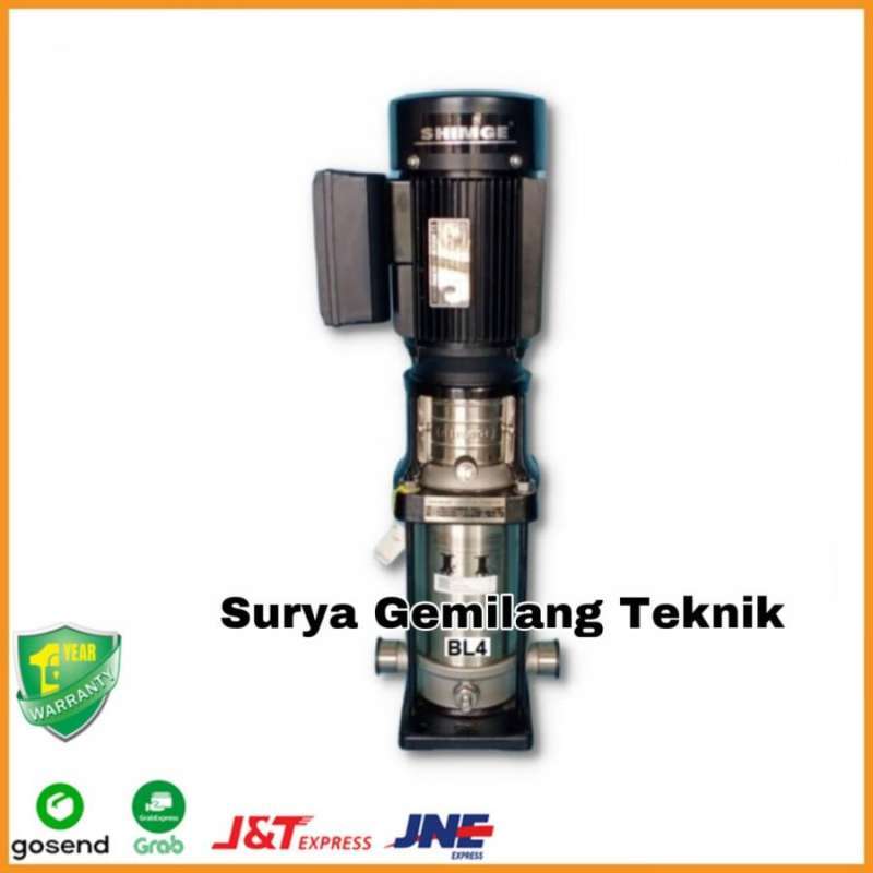 Jual Pompa SHIMGE BL 4-6 (Vertical Multi-Stage Centrifugal Pumps) 1 phase di Seller Surya ...