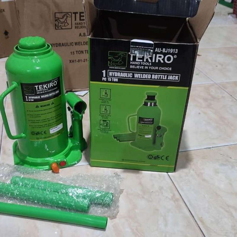 Jual Tekiro Dongkrak Botol 15ton Hydraulic Bottle Jack Original Di ...