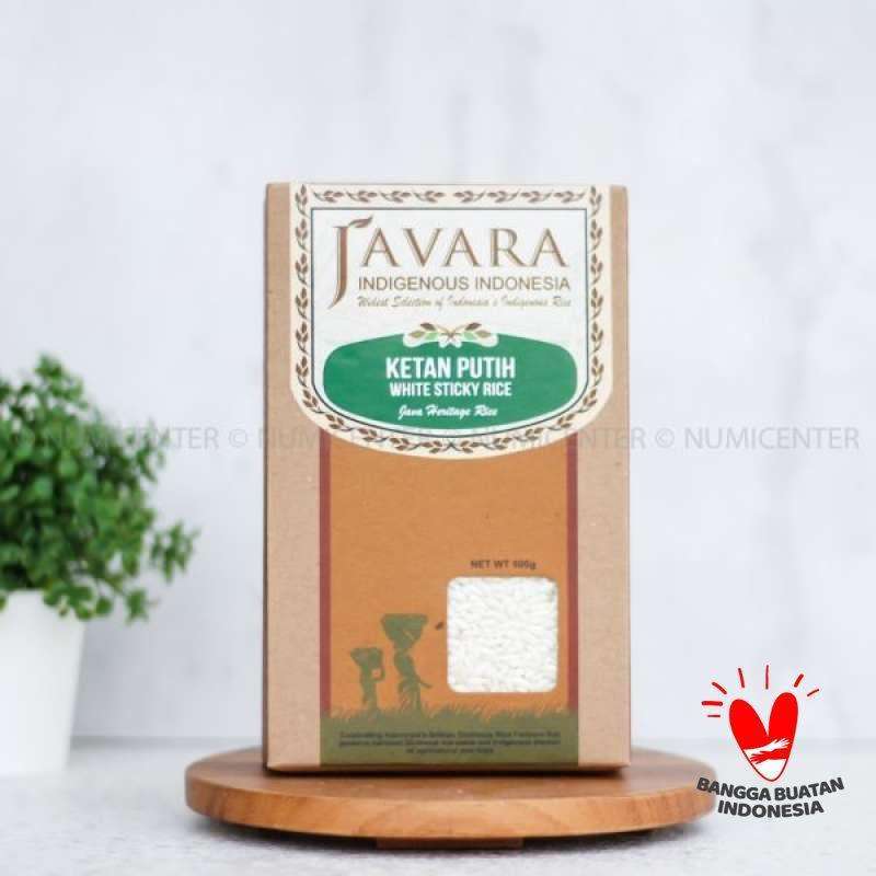 Jual 500G WHITE GLUTINOUS RICE, BERAS KETAN PUTIH PAPER BOX - JAVARA di ...