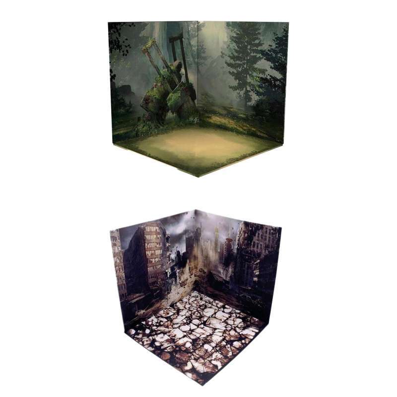 Jual 2x Backdrop Scene Model Simulation Background Board Scene for ...