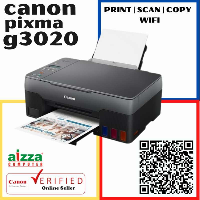 Jual PRINTER CANON G3020 PRINT | SCAN | COPY | WIFI di Seller Aizza ...