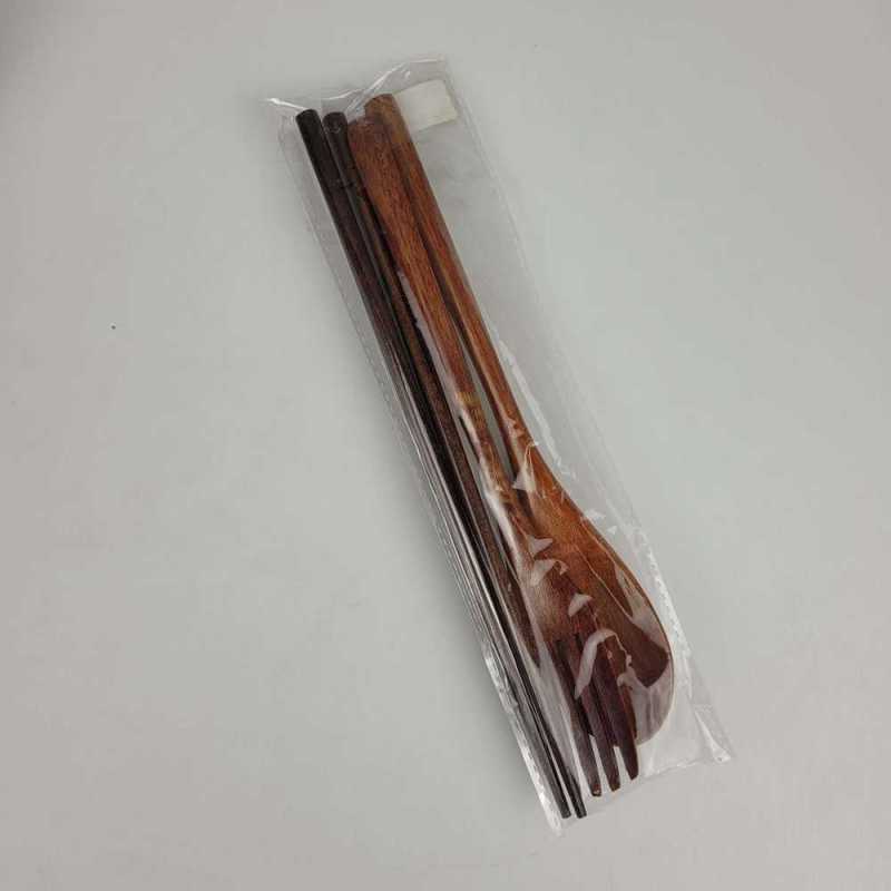 Jual Glo - Baispo Set Sendok Garpu Sumpit Japanese Style Bamboo ...