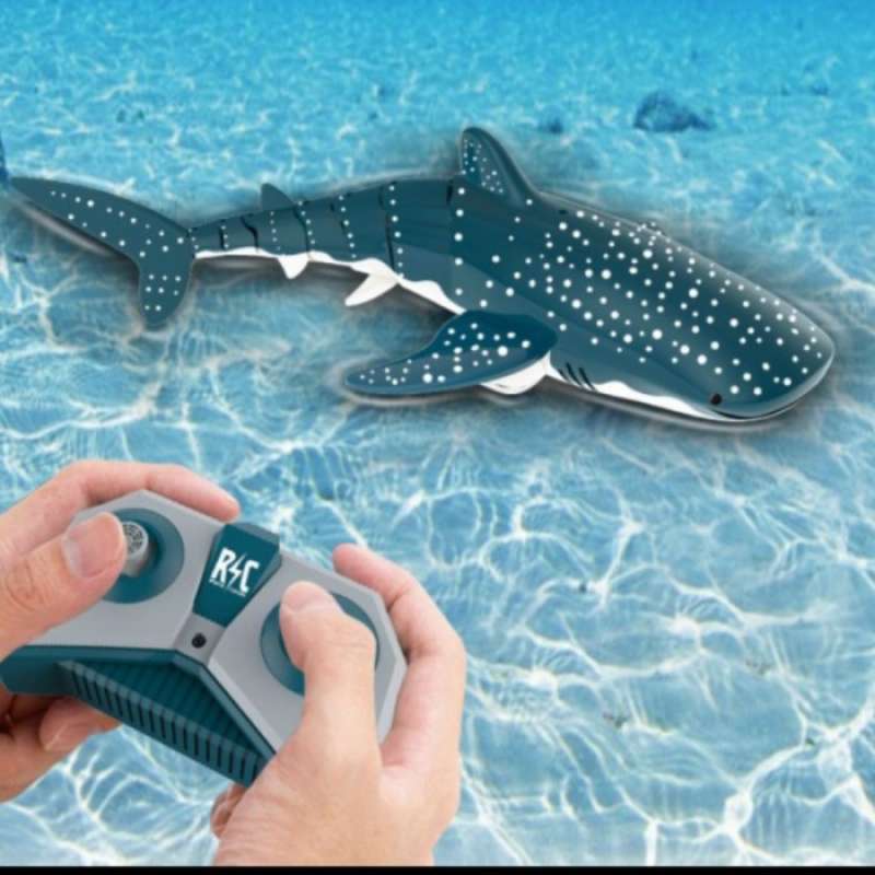 Promo mainan rc shark/mainan remote ikan paus/mainan anak Diskon 39% di ...