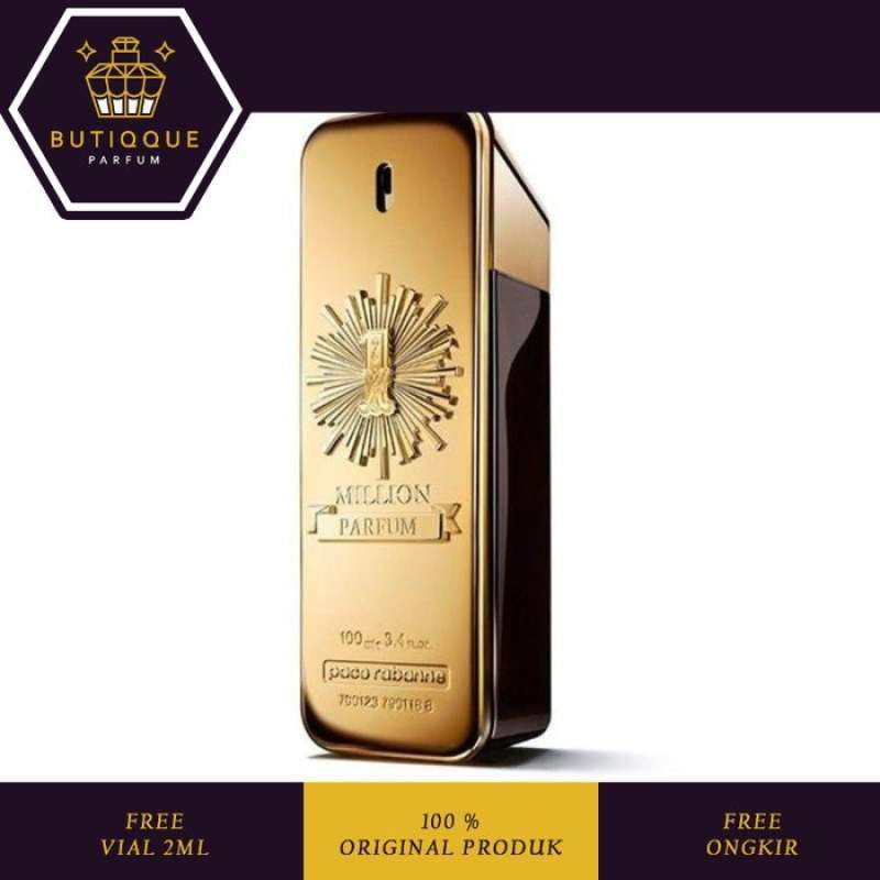 Jual Paco Rabanne 1 Million Parfum 100ml Original Full Set Di Seller ...