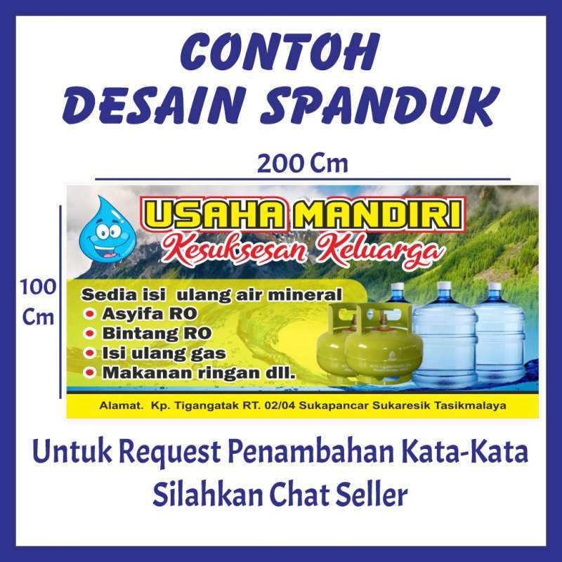 Promo Spanduk Sepanduk Banner Baner Bener Backdrop Plang Promosi Usaha ...