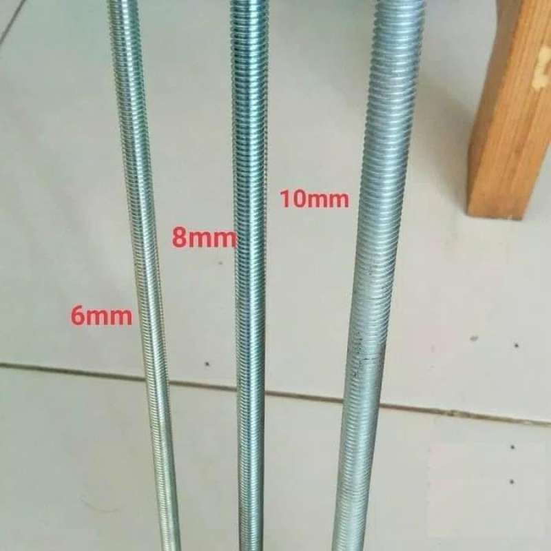 Jual Long Drat 6mm M6 💯 Harga Murah & Kualitas Terbaik November 2024