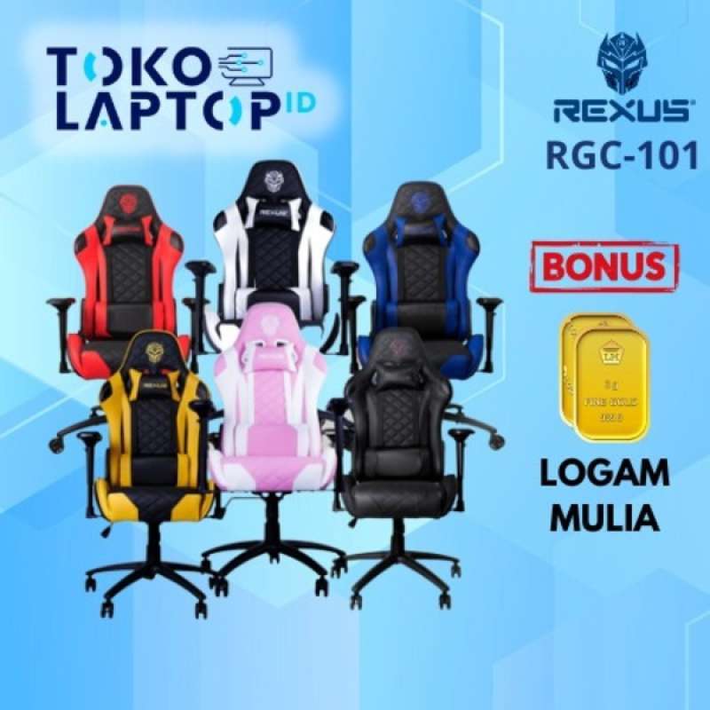 Jual Rexus Rgc101 / Rgc 101 Gaming Chair Kursi Gaming Di Seller ...