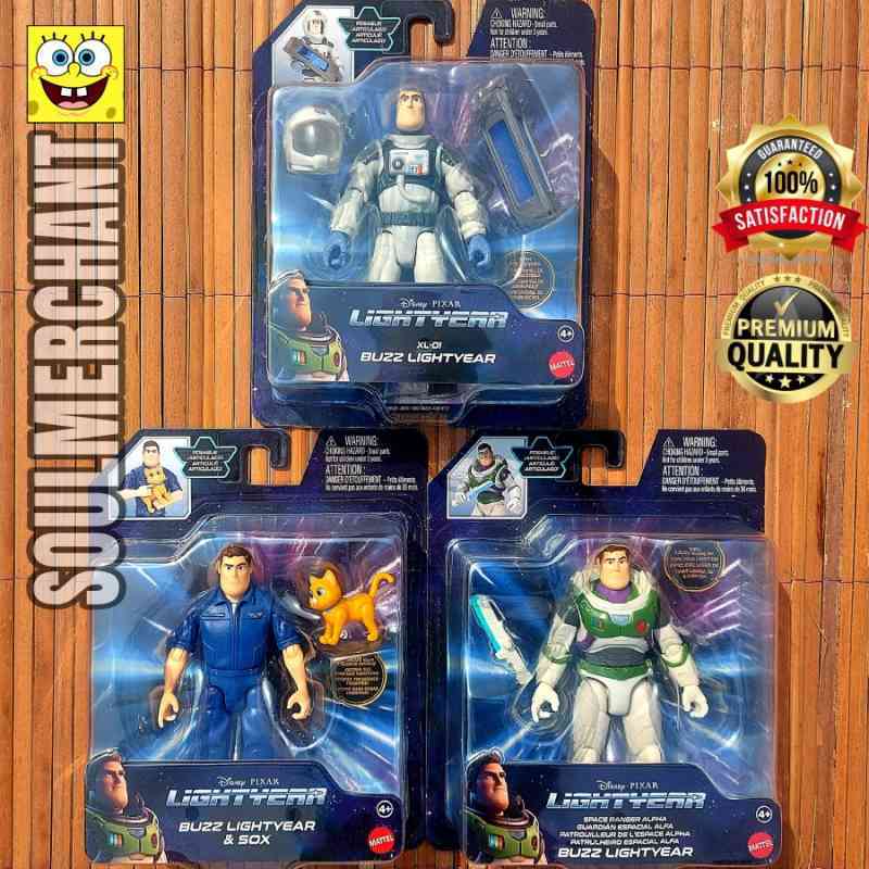 Jual Disney Pixar Buzz Lightyear Xl-01 & Sox Space Ranger Alpha ...