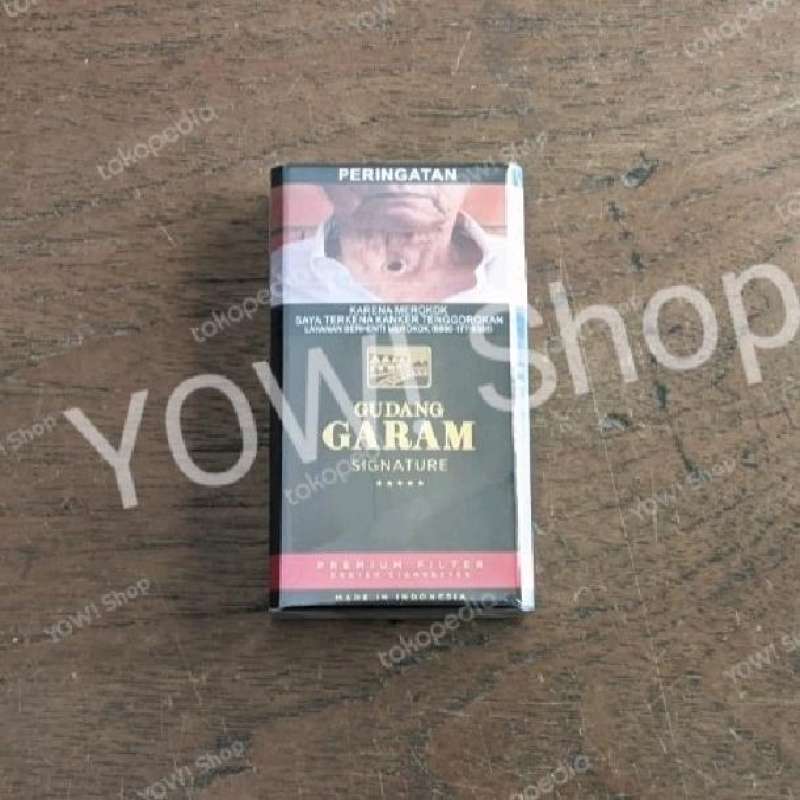 Jual Rokok Gudang Garam Signature Coklat isi 12 batang /pack /bungkus ...