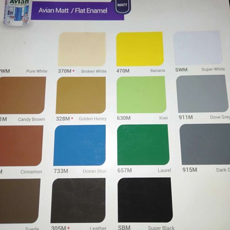 Promo Avian Cat Kayu Besi 657M Laurel Hijau Doff 0.9Liter Diskon 56% di ...