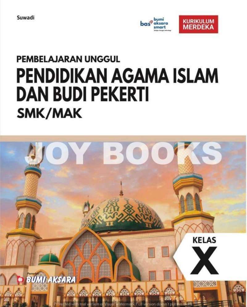 Jual BUKU SMK KELAS X PENDIDIKAN AGAMA ISLAM DAN BUDI PEKERTI KUR MERDEKA di Seller Joy Books ...
