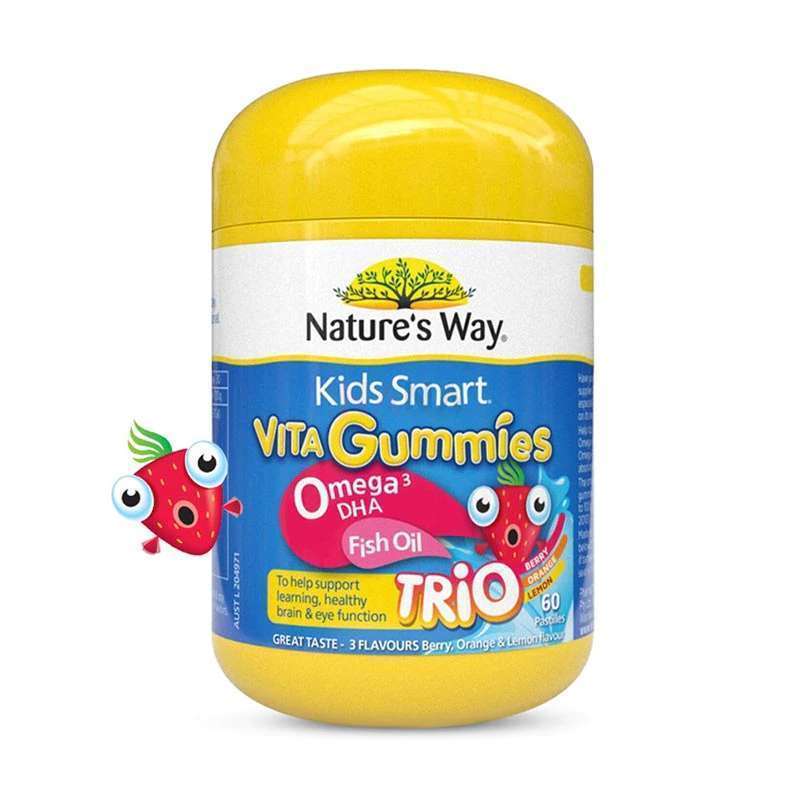 Jual Natures Way Kids Smart Vita Gummies Omega-3 DHA Fish Oil [60 ...