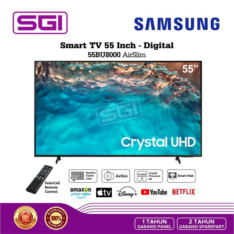 Jual Samsung 55bu8000 Smart Tv 55 Inch Crystal Uhd 4k Bu8000 Di Seller Sgi - Sgi Store - Kota ...
