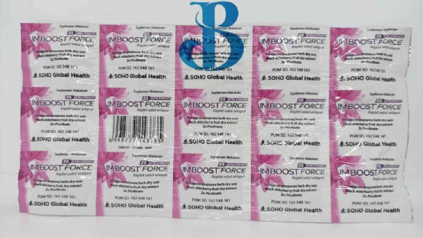 Jual imboost force es extra strength strip isi 10 kaplet di Seller ...
