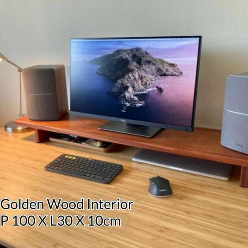 Jual Meja Laptop, Meja Monitor P 100cm Hpl Di Seller Golden Wood ...