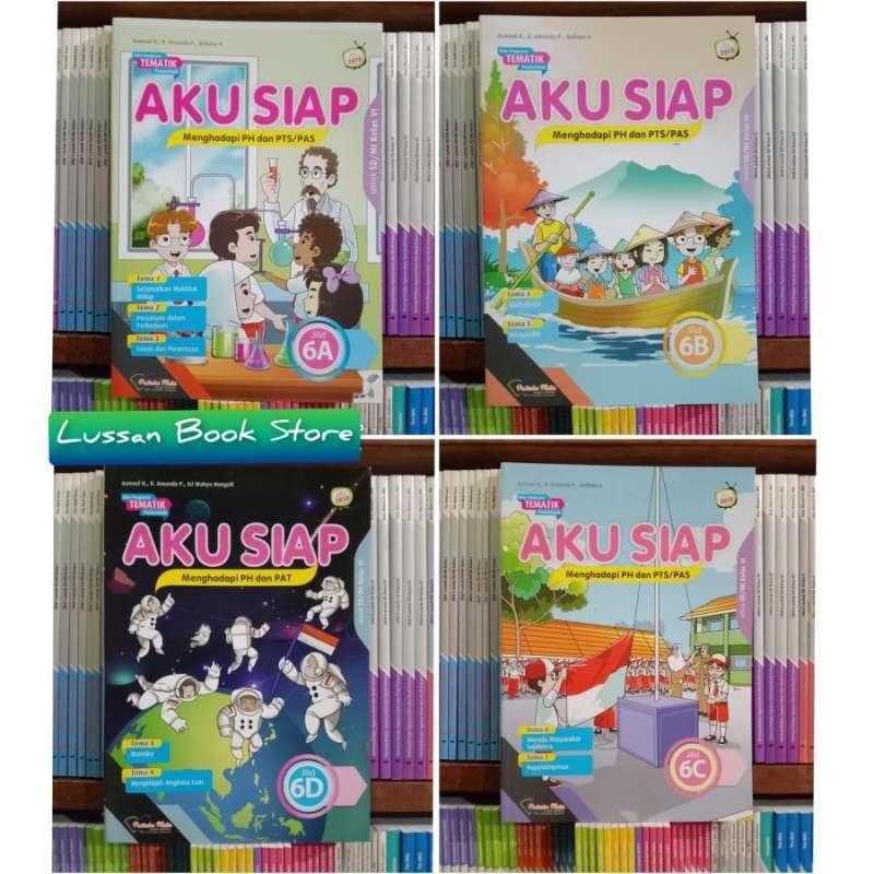 Jual Buku Aku Siap 6a,6b,6c,6d Kelas 6 Sd. Siap Menghadapi Ph Dan Pts/pas Di Seller Lussan Book ...