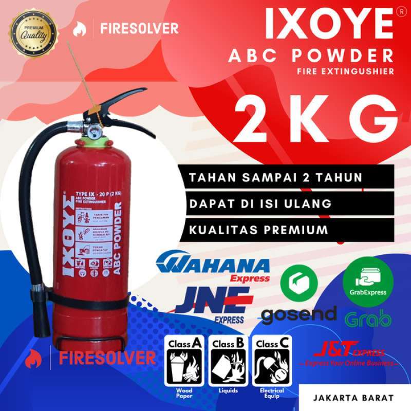 Jual APAR 2KG IXOYE/ABC Powder/Alat Pemadam Api 2KG/Full Set di Seller ...
