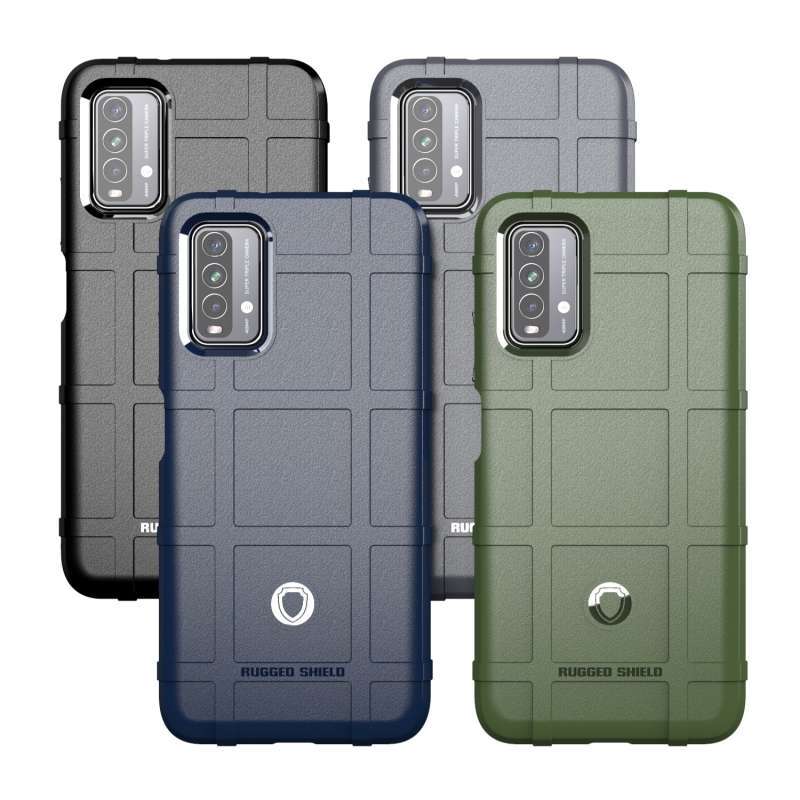 Jual Case Xiaomi Redmi 9T Rugged Shield Armor Full Protection - Hitam ...