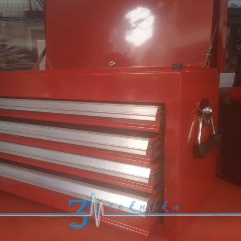 Promo tool box besi 4 laci susun lemari penyimpanan perkakas 4 susun ...