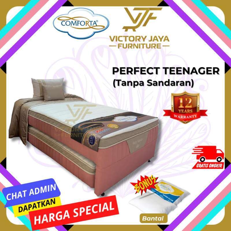 Promo COMFORTA Springbed Bed Sorong 2 In 1 Perfect Teenager (Set Tanpa ...