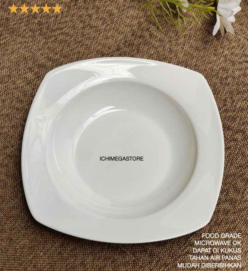 Jual Fine Dining Plate 5 Star Hotel Piring Keramik Kotak Berkualitas ...
