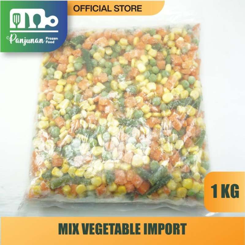 Jual Mix Vegetable Curah Impor 1 Kg Sayuran Frozen 4 Jenis Sayur Import Di Seller Panjunan