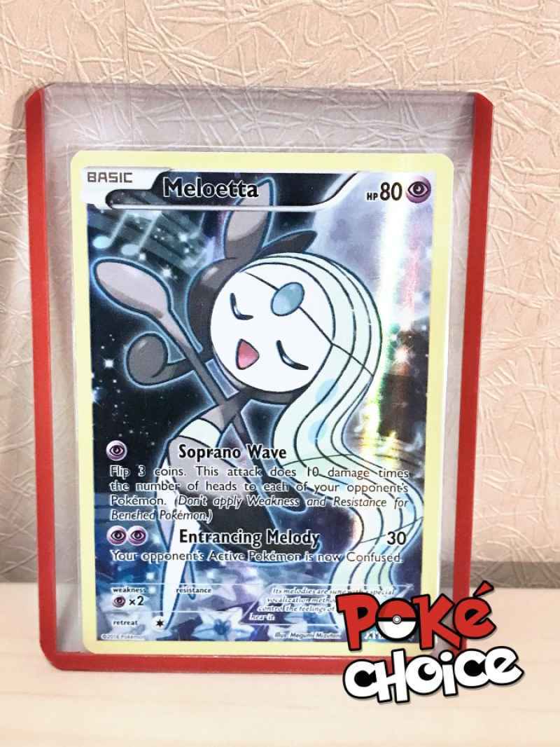 Promo Meloetta Full Art Mythical Series 20th Anniversary Limited ...
