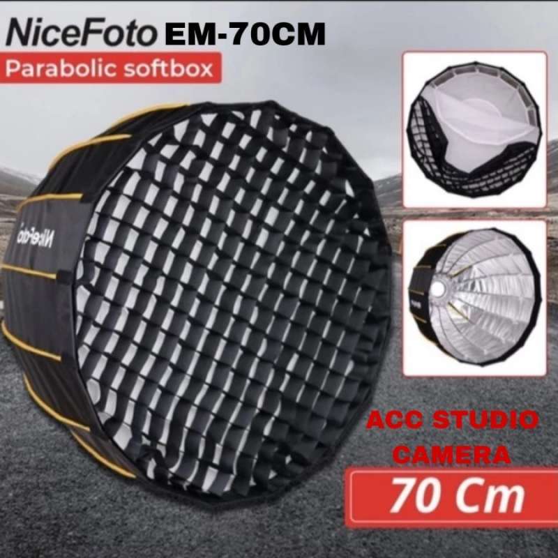 Promo Nice Foto 70cm/ EM-70G Parabolic Softbox Pro Quick set Built ...