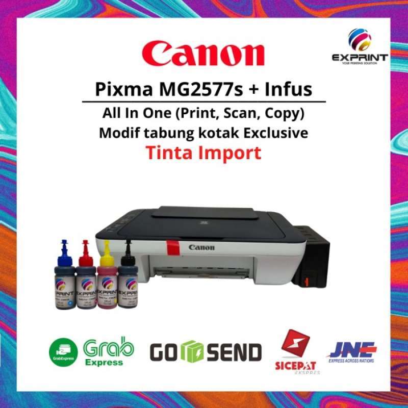 Jual Printer Canon Pixma MG2570s All in one + Infus Tabung Box ...
