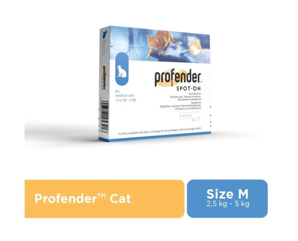 Jual Profender Spot On M Obat Cacing Kucing di Seller Dolly Petshop ...