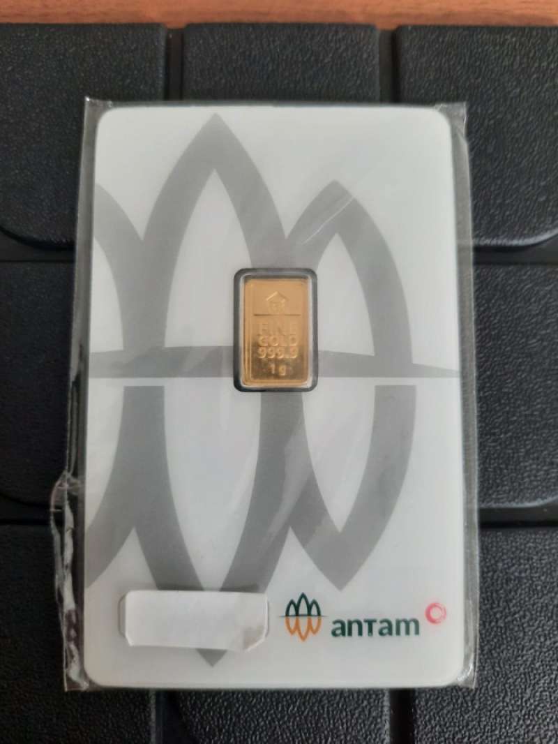 Jual Logam Mulia Emas Antam 1 gram Press Certieye LM Fine Gold di ...