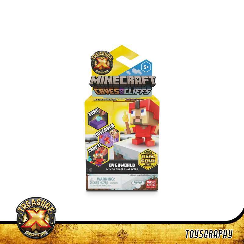 Jual Treasure X Minecraft Caves And Cliffs Overworld 10 Level Surprises ...