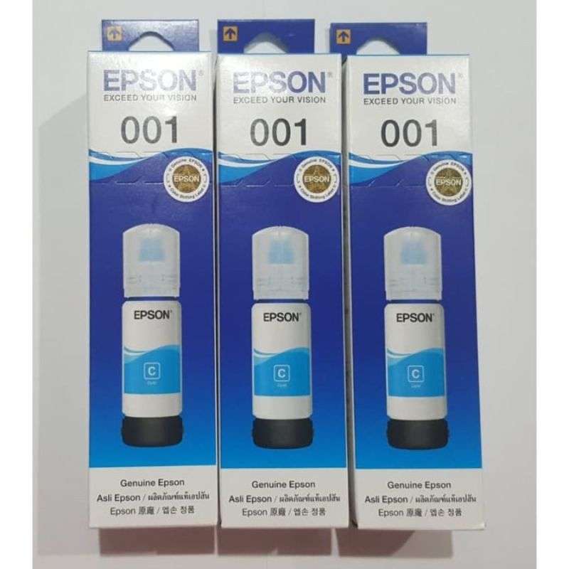 Jual Tinta Epson 001 Cyan Premium - Biru - Biru di Seller Golstore.ID ...