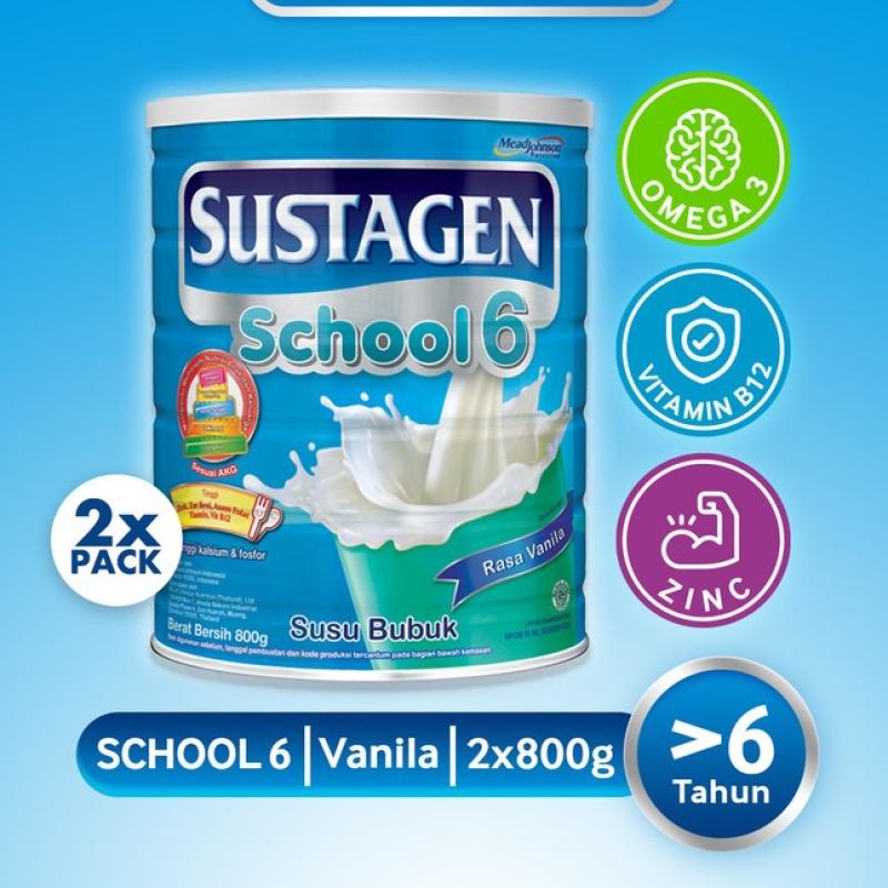 Jual Sustagen School Susu Pertumbuhan Vanila 800gx2 Di Seller Kecup.id Store - Petojo Utara ...