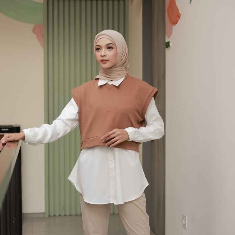Jual Rompi Kekinian Rompi Wanita Rompi Korea Luaran Muslim - Siselyo ...