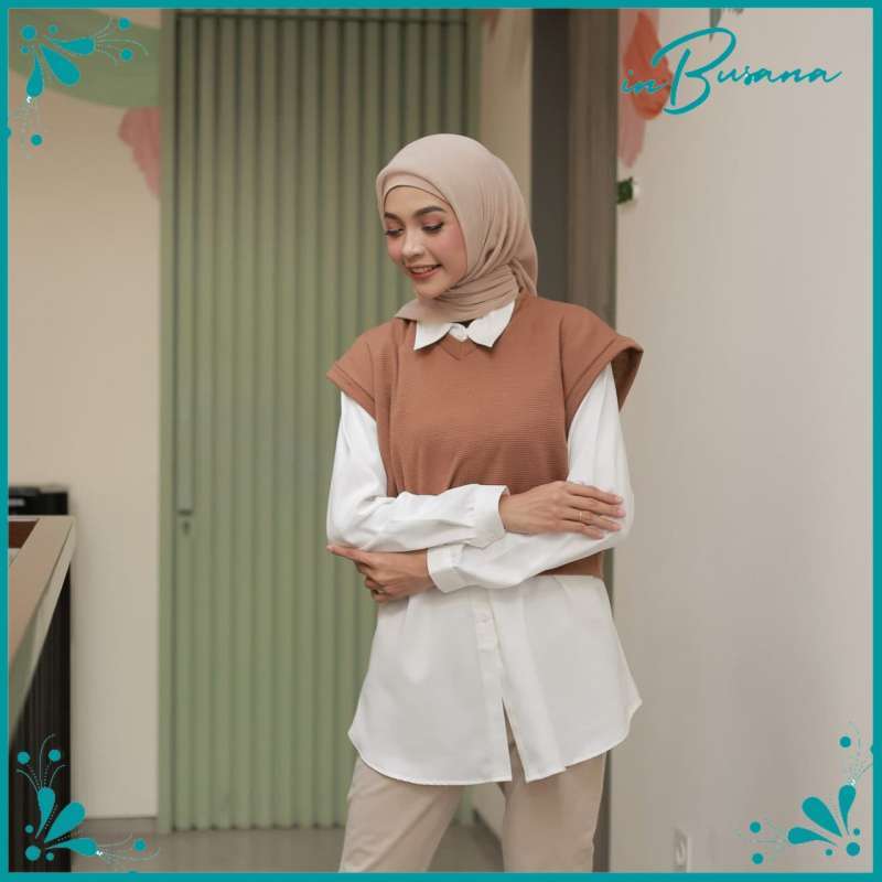 Jual Rompi Kekinian Rompi Wanita Rompi Korea Luaran Muslim - Siselyo ...
