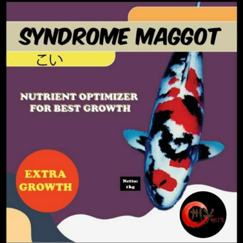 Promo Syndrome Maggot Extra Growth 1 Kg Pelet Ikan Koi Protein Tinggi ...