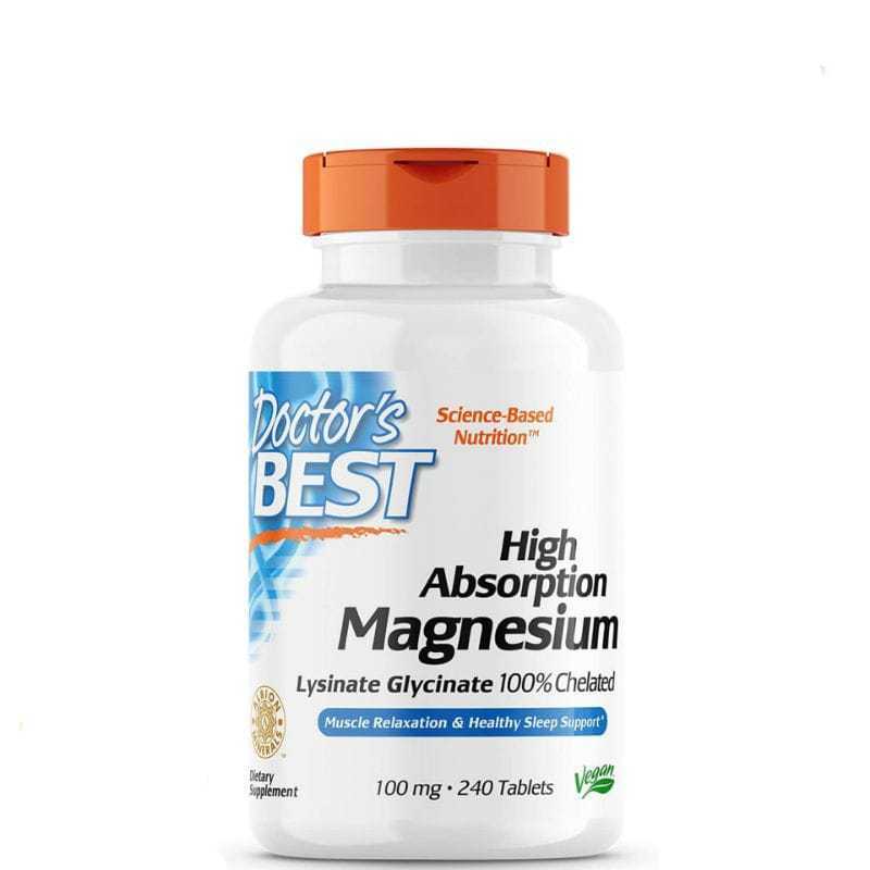 Jual Doctor's Best Magnesium High Absorption Chelated 120 - 240 Tablets ...