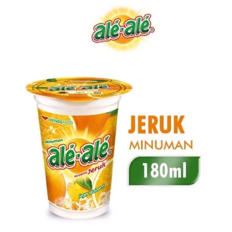 Jual Ale Ale Orange Cup [180 ml/ 24 Cup/ Karton] di Seller Toko Sembako Mama Eping - Toko ...