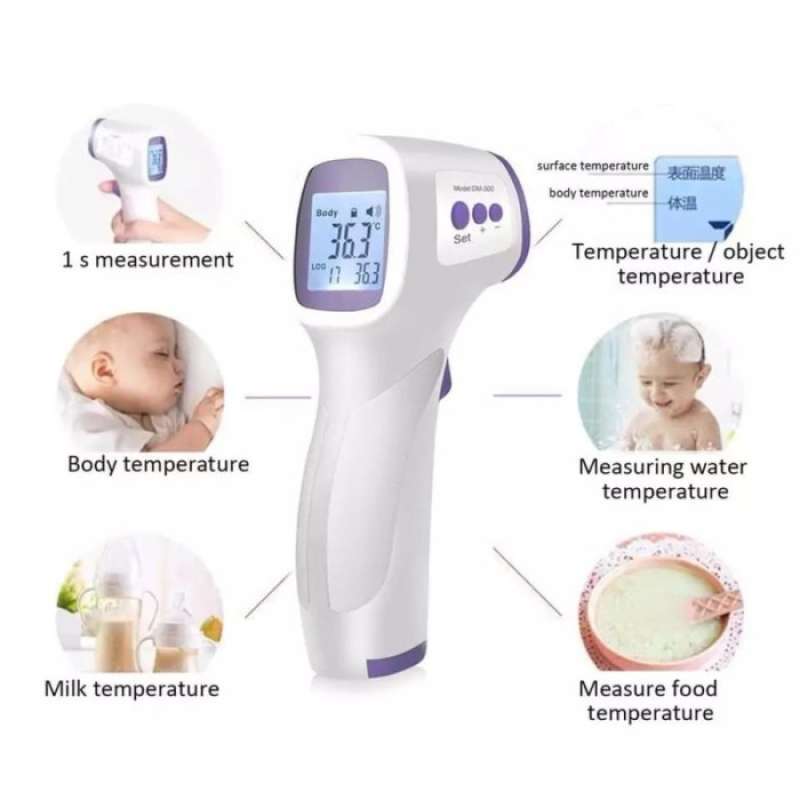 Jual Termometer Digital Infrared - Termometer Alat Ukur Suhu Badan Di ...