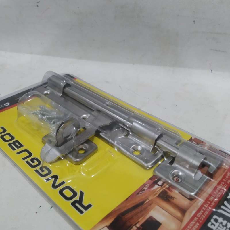 Jual Slot Kunci Grendel + Overpal Gembok Pintu Baja Steinless Stee 6 ...