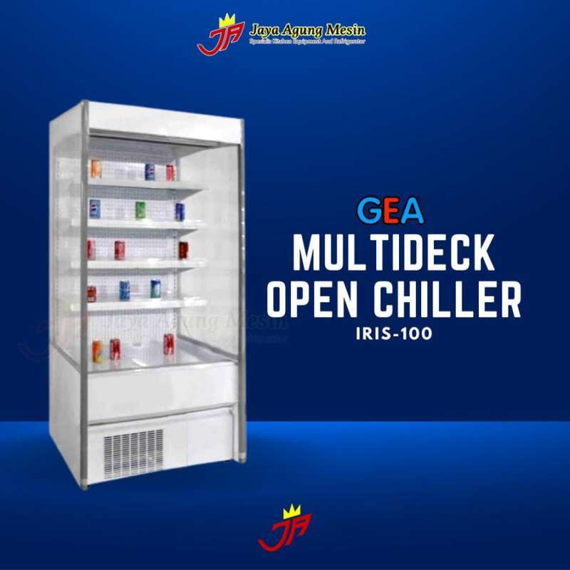 Jual Lemari Rak Pendingin Minuman IRIS-100 / Multideck Open Chiller di ...