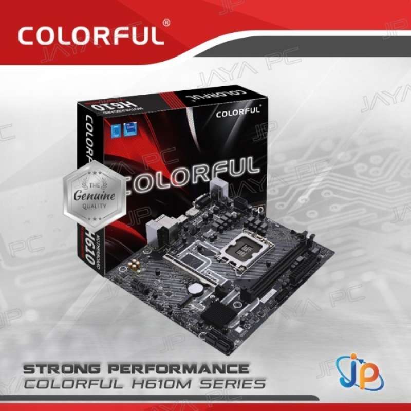 Jual Brand Motherboard Colorful H610M-K M.2 V20 (LGA1700, H610, DDR4 ...