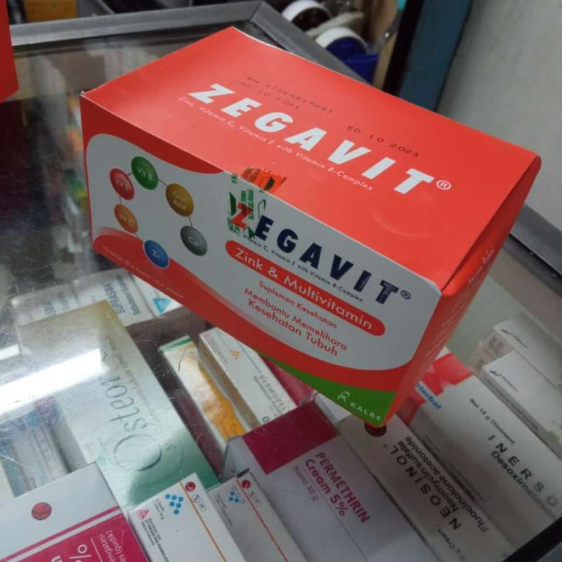 Promo Zegavit Multivitamin & Zink Per Box 50 Tablet...Ed 2022 Diskon 17 ...